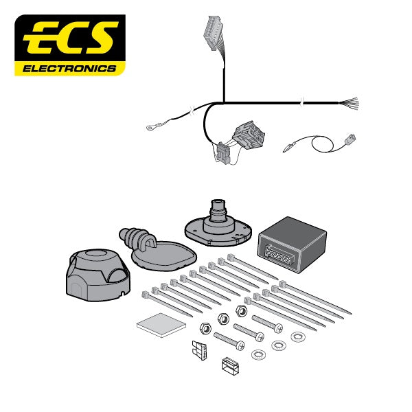ECS 7 Pin Car Towbar Electrics Wiring Kit For Kia EV9 SUV 2023-Onwards ...